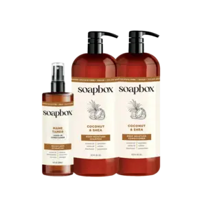 SOAPBOX Coconut & Shea Deep Moisture Haircare Essentials - One-color