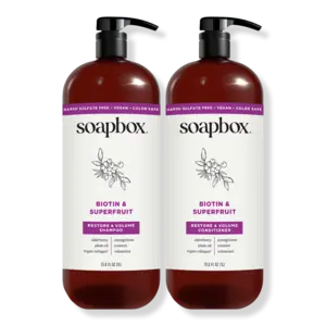 SOAPBOX Biotin Shampoo & Conditioner Duo - One-color