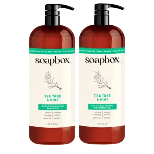 SOAPBOX Tea Tree Shampoo & Conditioner Duo - One-color