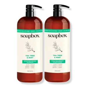 SOAPBOX Tea Tree Shampoo & Conditioner Duo - One-color