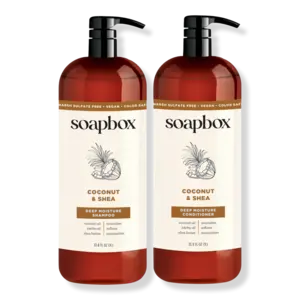 SOAPBOX Coconut Shampoo & Conditioner Duo - One-color