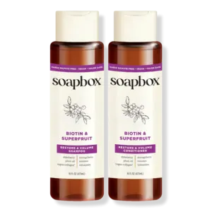 SOAPBOX Biotin Shampoo & Conditioner Duo - One-color