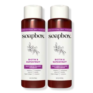 SOAPBOX Biotin Shampoo & Conditioner Duo - One-color