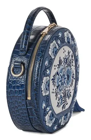 Brahmin Lane Croc Embossed Crossbody Bag