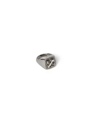 Off-White Arrow Textured Ring
