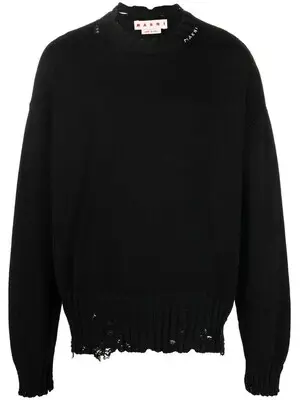 Marni Sweater With Antiqued Knit Details