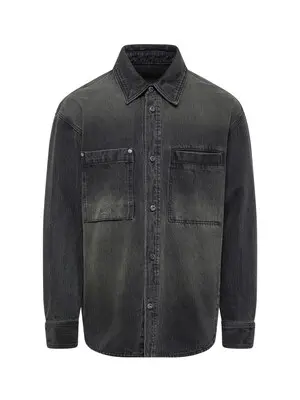WOOYOUNGMI Washed Denim Shirt