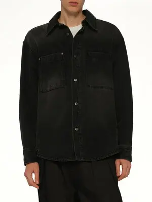 WOOYOUNGMI Washed Denim Shirt