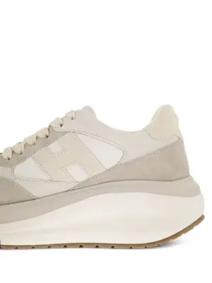 Hogan H714 Leather Sneakers - Grey
