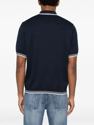 Paul & Shark Polo Shirt With Contrasting Details - Blue