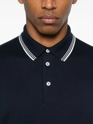 Paul & Shark Polo Shirt With Contrasting Details - Blue