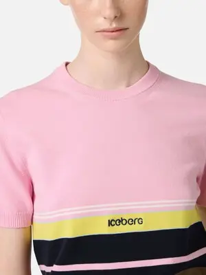 Iceberg Cotton Striped T-shirt