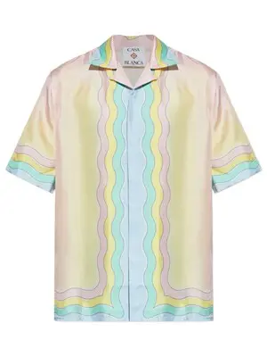 Casablanca Shirt With All-over Monogram - Multi