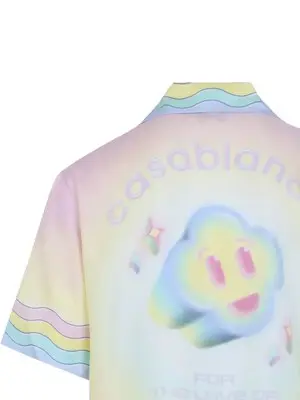 Casablanca Shirt With All-over Monogram - Multi