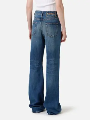 Iceberg Stone Wash Flare Trousers