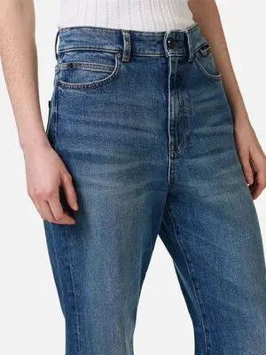 Iceberg Stone Wash Flare Trousers