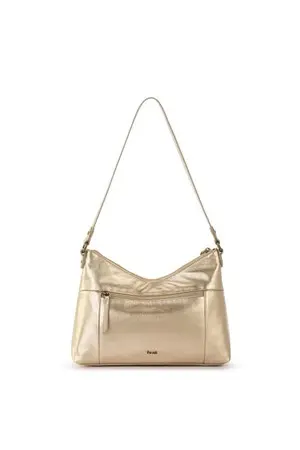 THE SAK Melrose Leather Shoulder Bag - Light Gold
