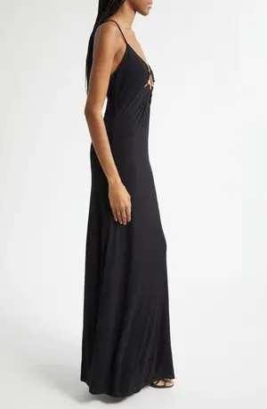 Ramy Brook Chrissy Cutout Sleeveless Gown