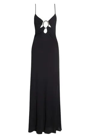 Ramy Brook Chrissy Cutout Sleeveless Gown