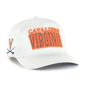 '47 Virginia Cavaliers Outspoken Hitch Adjustable Hat - White