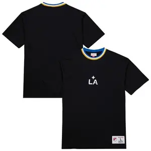 Mitchell & Ness La Galaxy Playmaker T-shirt - Black