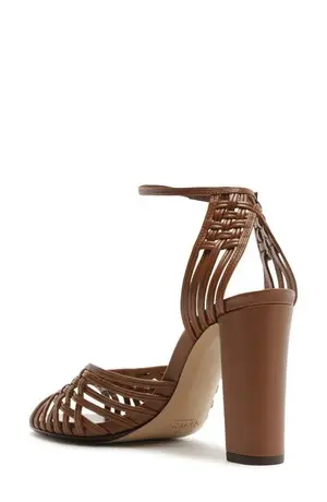 ALEXANDRE BIRMAN Lilian Woven Ankle Strap Sandal
