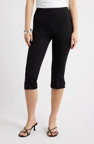 OPEN EDIT Stretch Twill Capri Pants