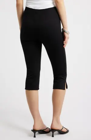 OPEN EDIT Stretch Twill Capri Pants