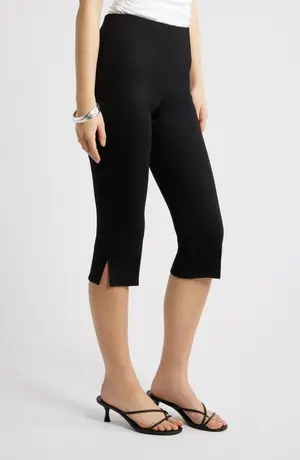 OPEN EDIT Stretch Twill Capri Pants