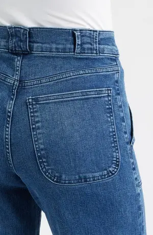 FRAME Modern Pocket High-waist Wide-leg Jeans