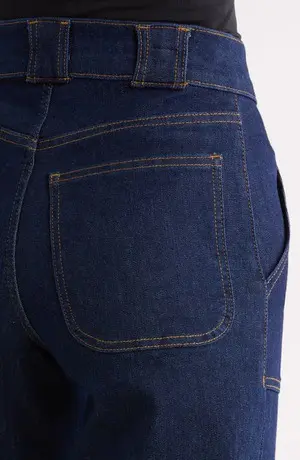 FRAME Modern Pocket High-waist Wide-leg Jeans