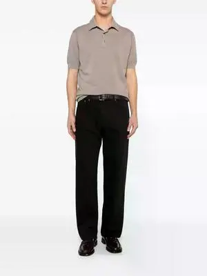 LARDINI Buttoned Polo Shirt