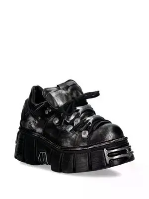 NEW ROCK Platform Lace-up Sneakers
