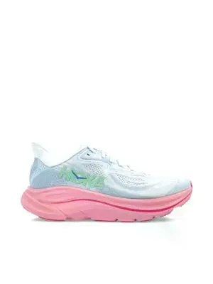 HOKA® Clifton 10 Logo-detail Lace-up Sneakers - Blue
