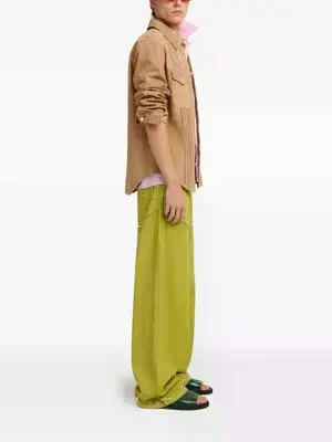 Marni Five-pocket Printed Trousers - Green