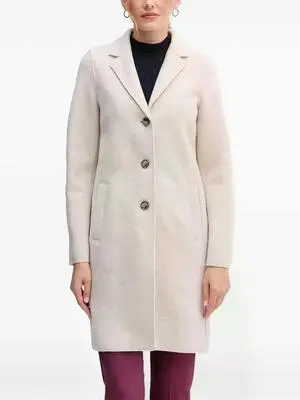 OUI Mayson Single-breasted Coat - Neutrals