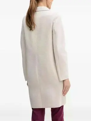 OUI Mayson Single-breasted Coat - Neutrals