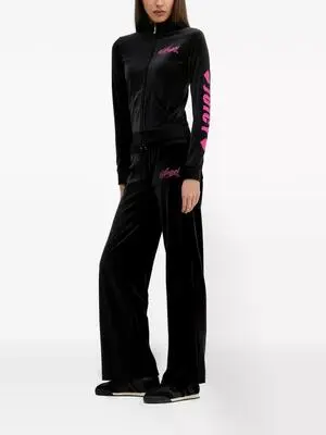 Juicy Couture Drawstring-waist Flared Leg Track Pants