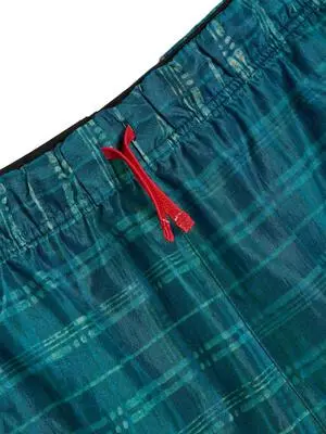 ALEX ZONO Checked Booty Shorts