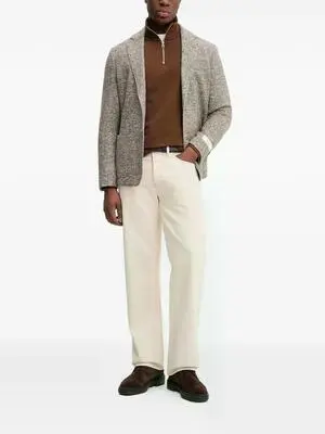 Gant Shield Half-zip Sweatshirt - Brown