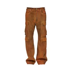 Rick Owens Double Cargo Jeans - Orange