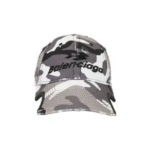 Balenciaga Camo Cap - Grey