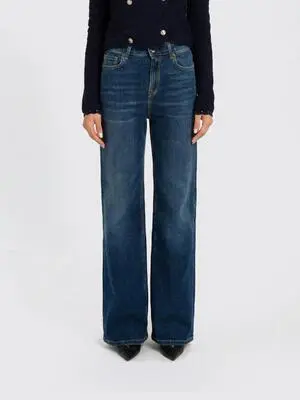 TWINSET Stretch Wide Leg Jeans