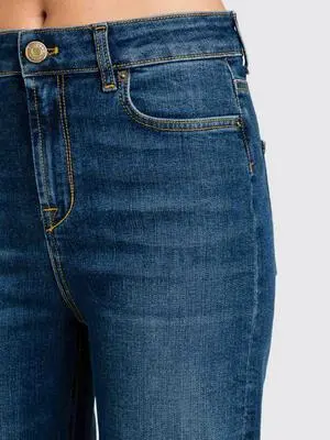 TWINSET Stretch Wide Leg Jeans