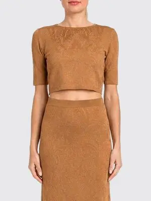 TWINSET Cropped Viscose Top