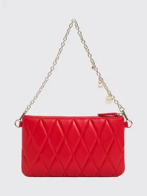 TWINSET Quilted Shoulder Bag With Chain Strap And Pearl Detail