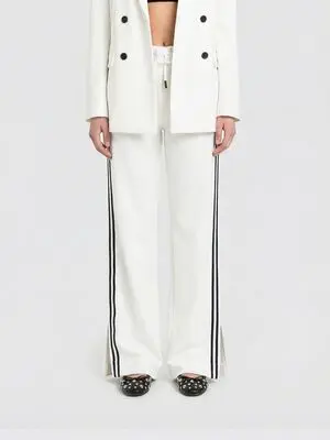 TWINSET Viscose Blend Jogging Trousers - White