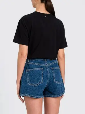TWINSET Cotton T-shirt With Heart Print - Black