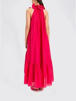TWINSET Sleeveless Tiered Ruffled Dress