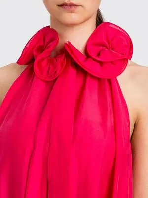 TWINSET Sleeveless Tiered Ruffled Dress